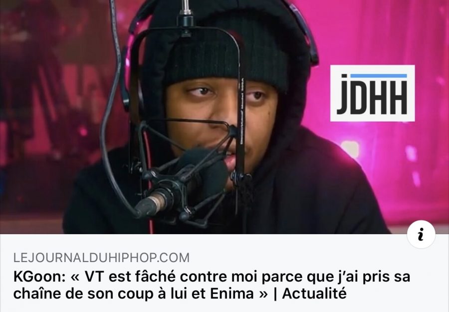Le rappeur VT confronte KGoon sur Instagram live: « Envoie moi ton ...