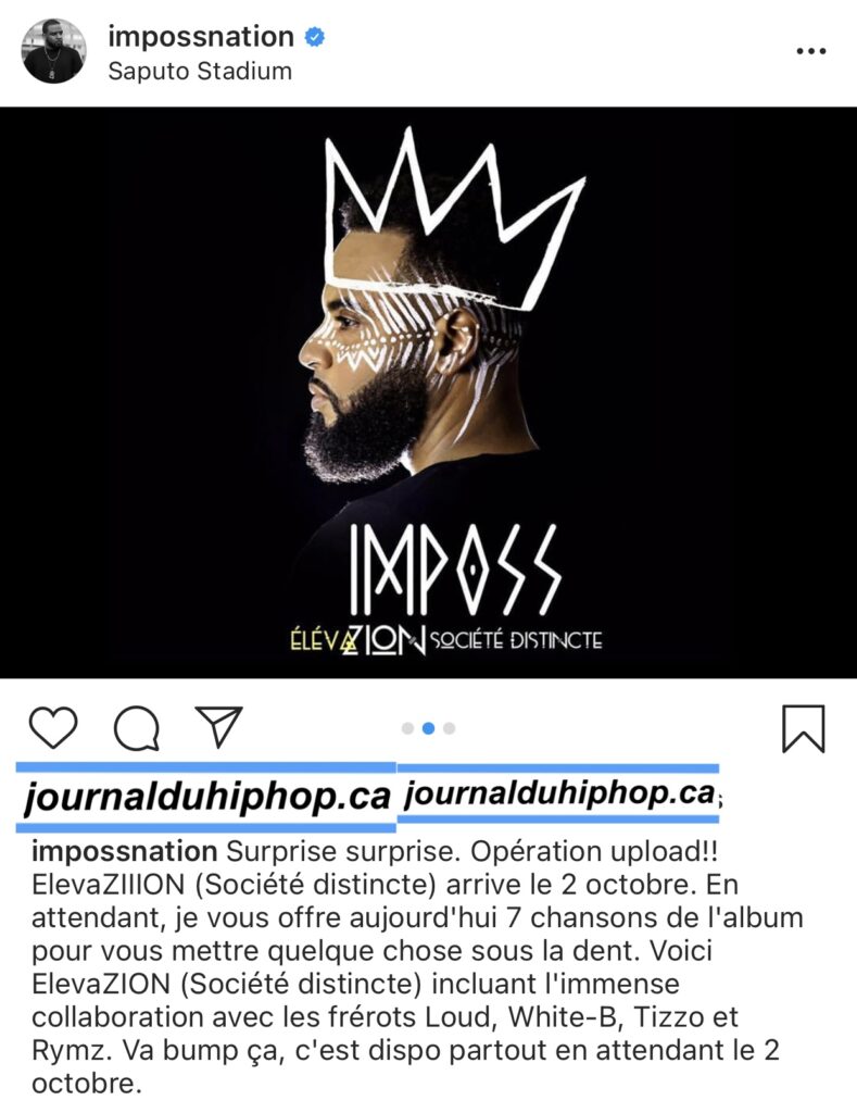 Imposs dévoile un EP surprise avec les plus gros noms du rap queb ...
